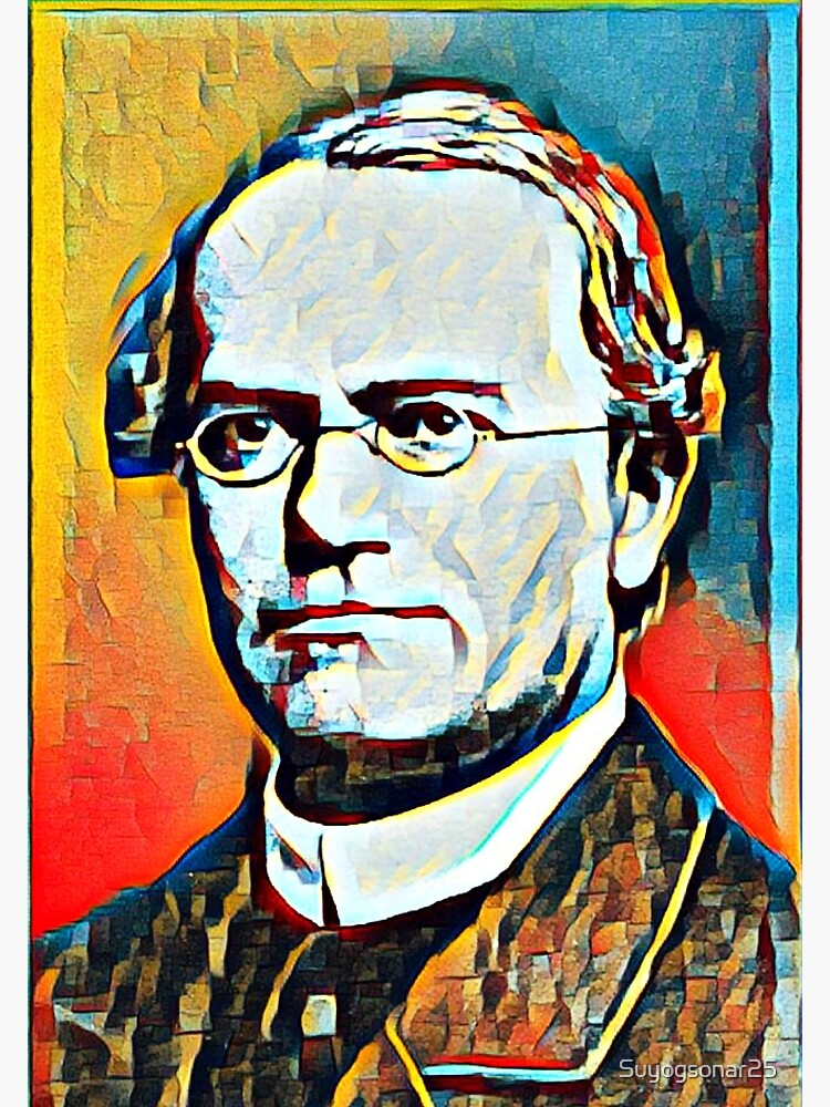 "Gregor Mendel Artwork | Gregor Mendel Portrait | Gregor Mendel Wall ...
