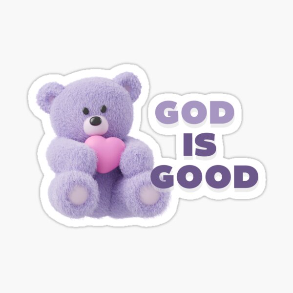 "GOD is good" Sticker for Sale by praveendake | Redbubble