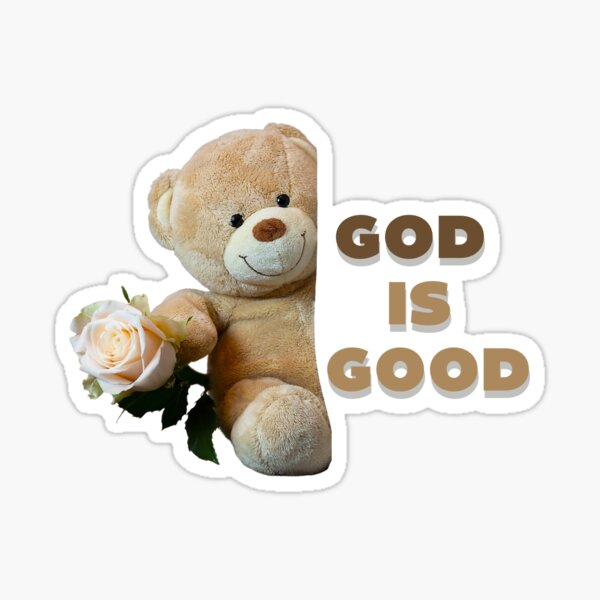 "GOD is good" Sticker for Sale by praveendake | Redbubble