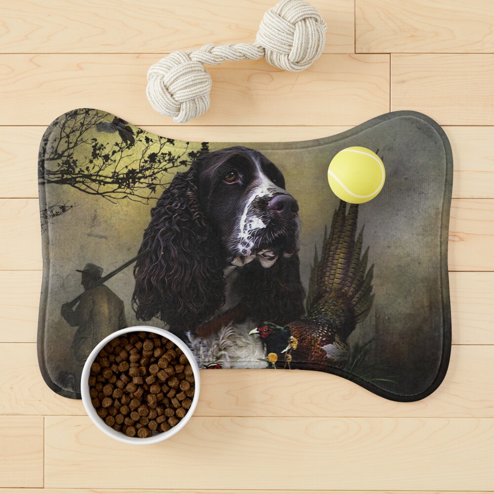 "English Springer Spaniel with pheasant " Sticker for Sale by ...