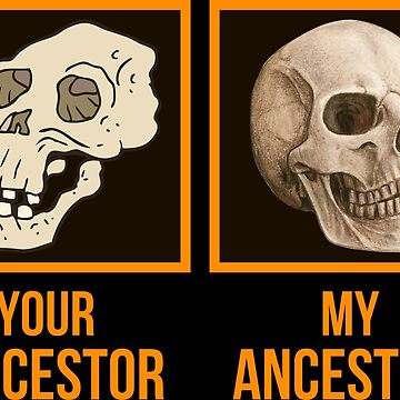 "My Ancestor Your Ancestor - funny design " Cap for Sale by ramazis ...