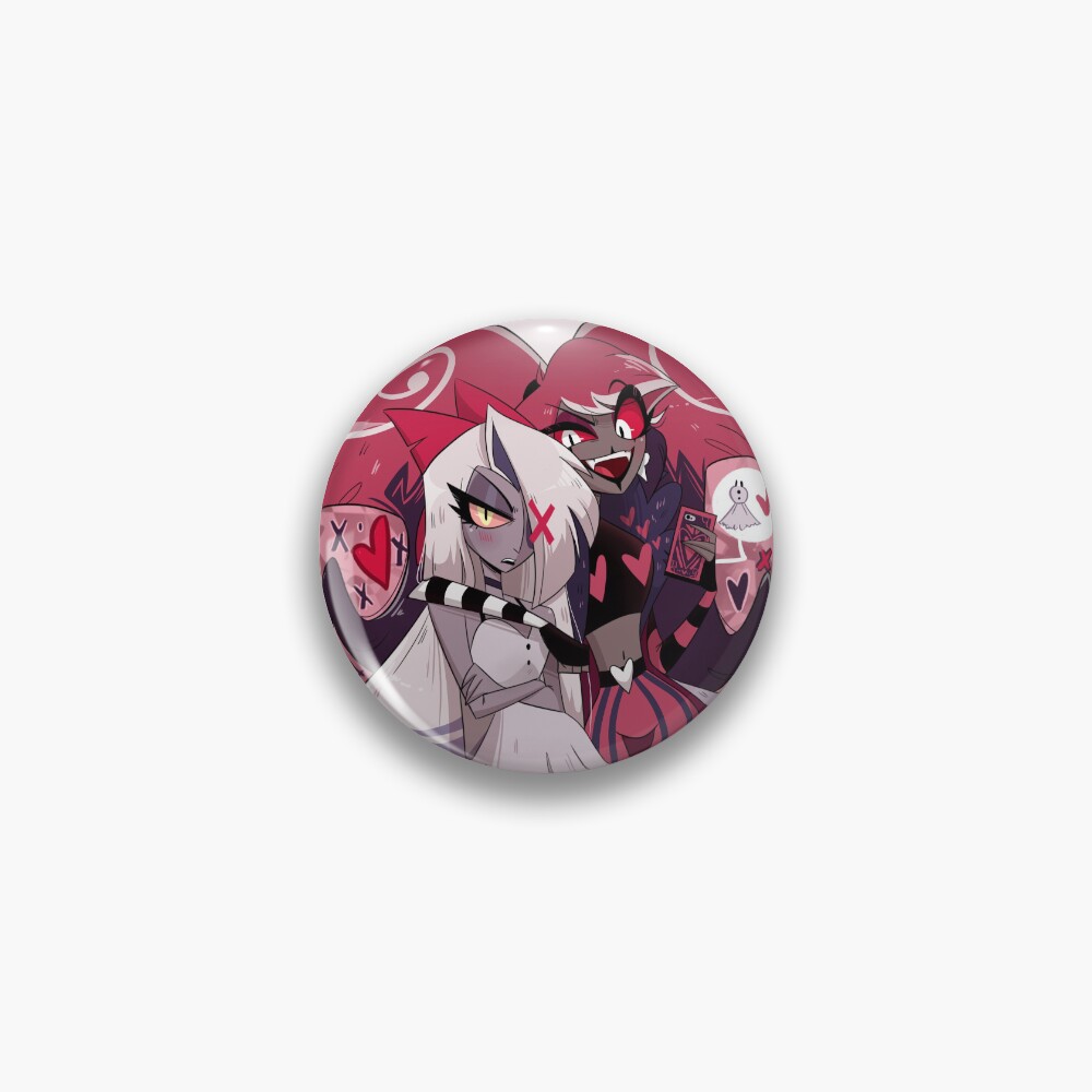 "Vaggette (Vaggie x Velvette )Hazbin Hotel Fanart" Sticker for Sale by ...