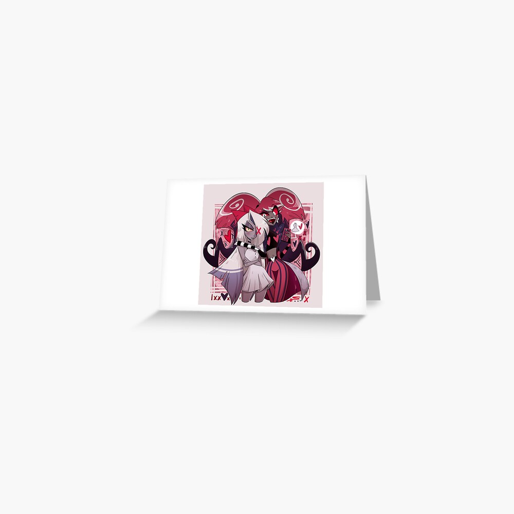 "Vaggette (Vaggie x Velvette )Hazbin Hotel Fanart" Sticker for Sale by ...