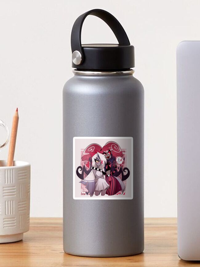 "Vaggette (Vaggie x Velvette )Hazbin Hotel Fanart" Sticker for Sale by ...