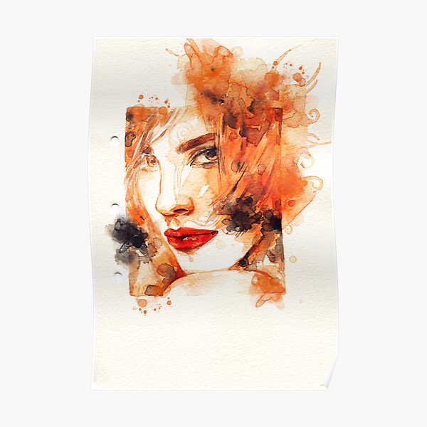 "Woman face" Poster for Sale by sirin88 | Redbubble