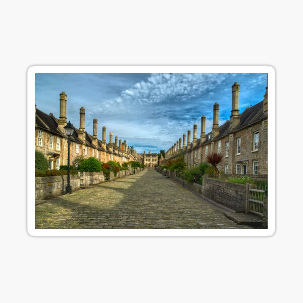 "Vicars Close in Wells" Sticker for Sale by Alisonchambers2 | Redbubble