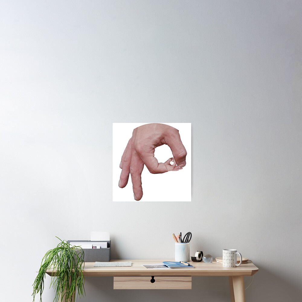 "Circle Finger Game" Poster for Sale by GreenSaiko | Redbubble