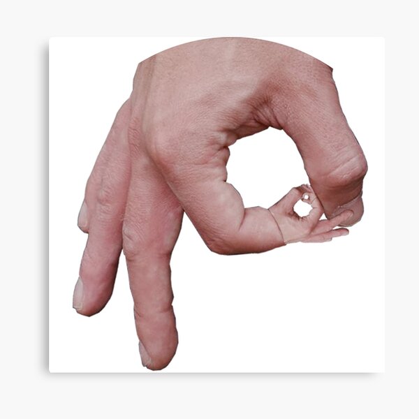 Impression sur toile « Jeu de doigt de cercle », par GreenSaiko | Redbubble