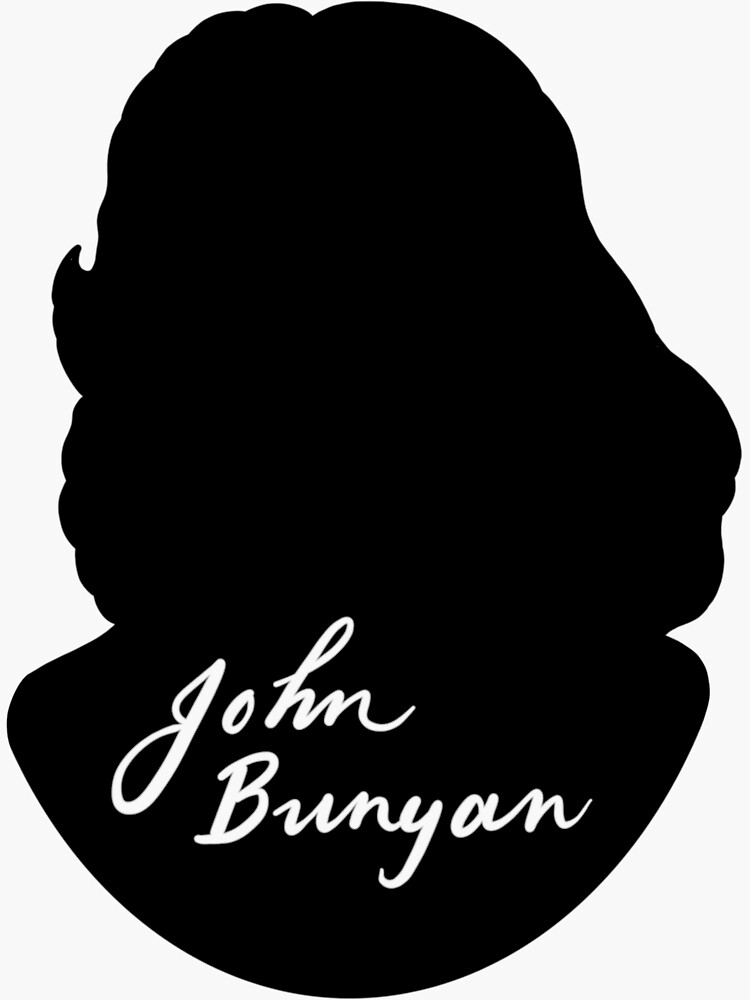 "JOHN BUNYAN Signature Silhouette" Sticker for Sale by Abbie Overbey ...