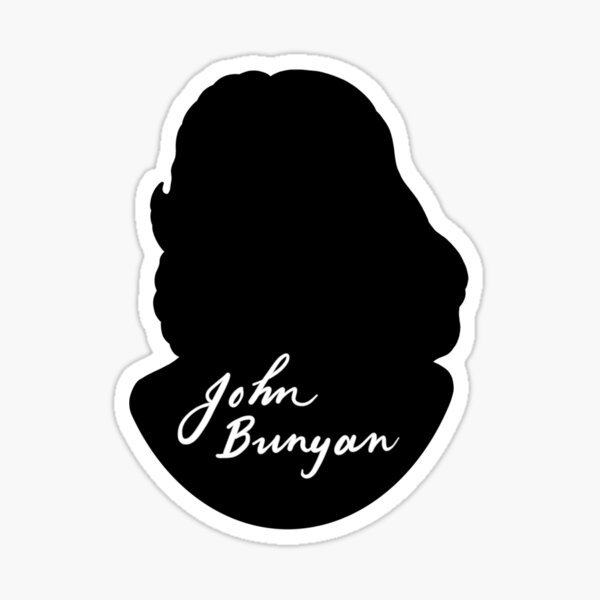 "JOHN BUNYAN Signature Silhouette" Sticker for Sale by Abbie Overbey ...