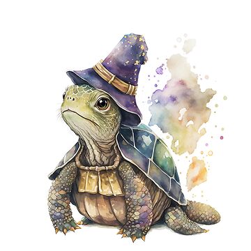 "Turtle Wizard 2" Sticker for Sale by Nana Rae | Redbubble