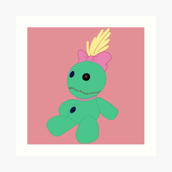 "Lilo's Scrump Voodoo Doll" Art Print for Sale by PremrSouvenears ...