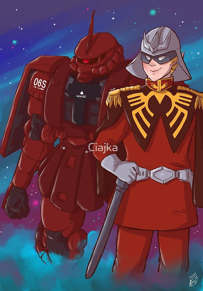 "Char Aznable" by Ciajka | Redbubble