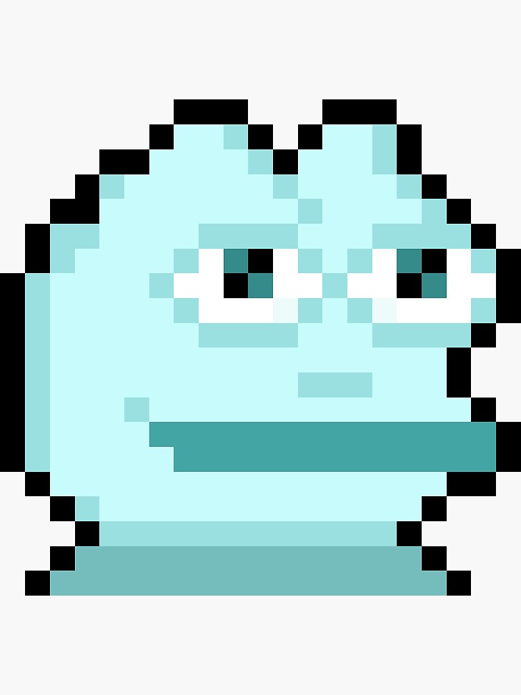 "Alien Pepe" Sticker for Sale by ericprhodes | Redbubble