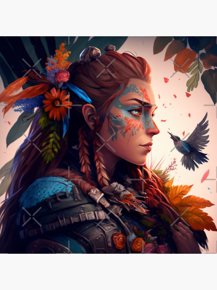 Poster for Sale mit "Horizon Zero Dawn Aloy" von Chantel Fourie | Redbubble