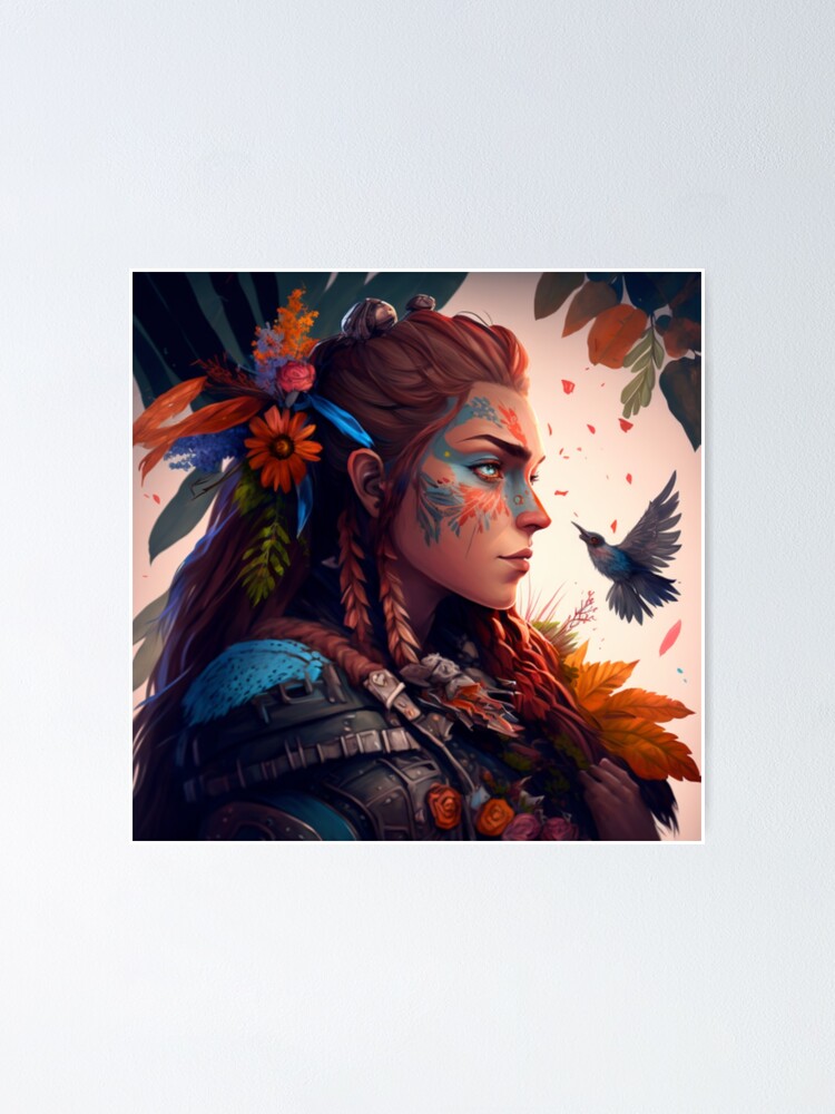 Poster for Sale mit "Horizon Zero Dawn Aloy" von Chantel Fourie | Redbubble