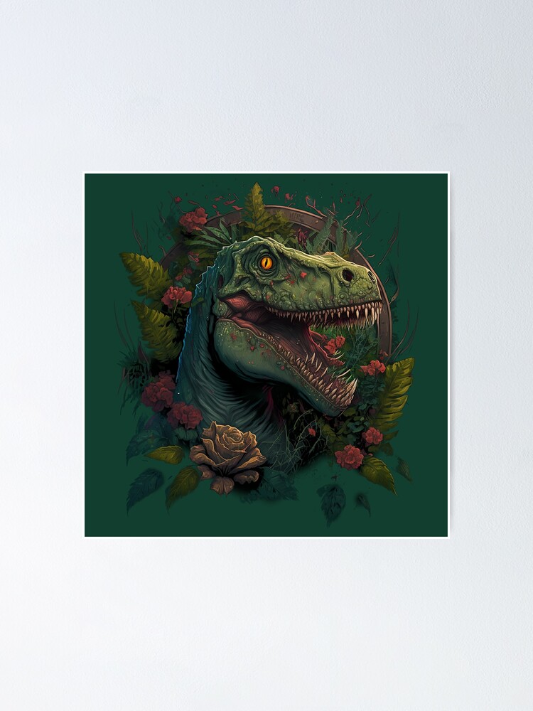 "T Rex - Dinosaur" Poster for Sale by Marysant | Redbubble