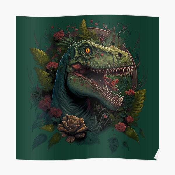 "T Rex - Dinosaur" Poster for Sale by Marysant | Redbubble