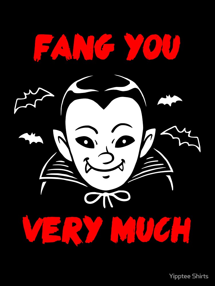 "Fang You Very Much" Kids T-Shirt for Sale by Yipptee Shirts | Redbubble