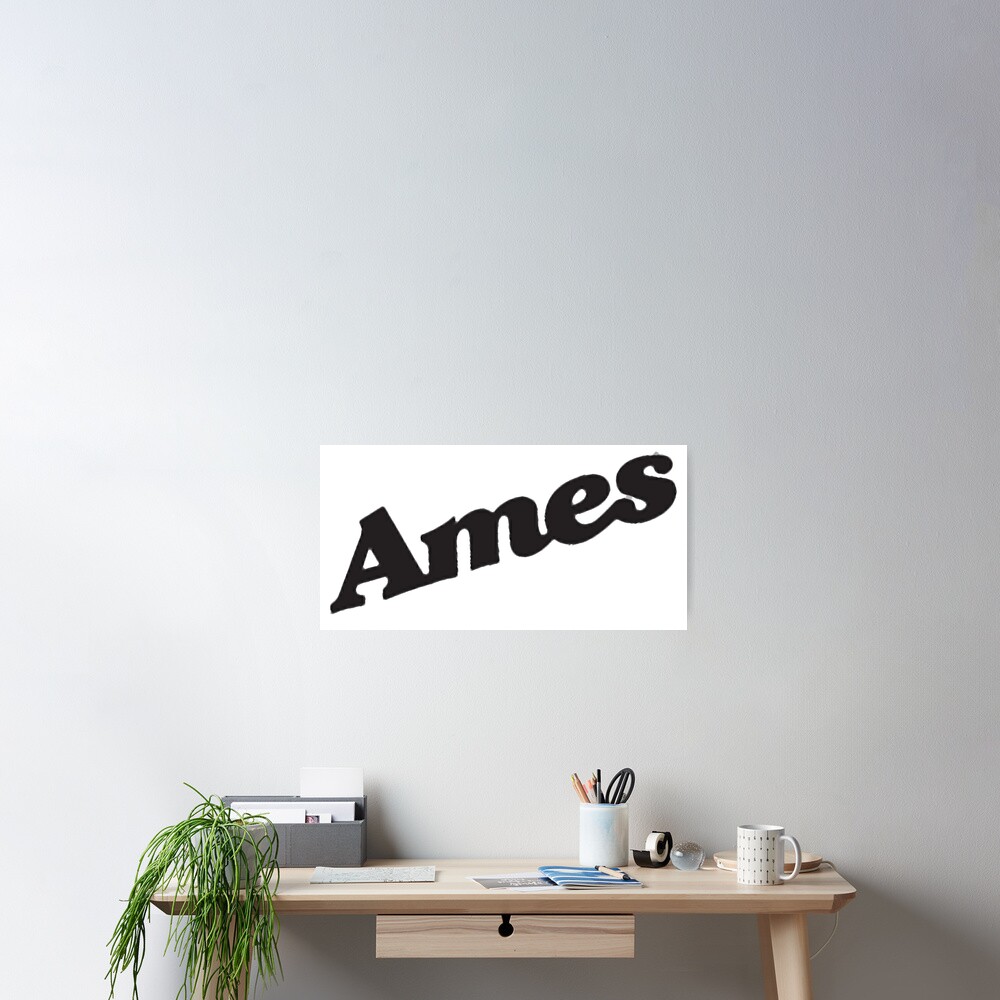 "Ames Department Store Retro Logo" Poster for Sale by fergyfilms ...
