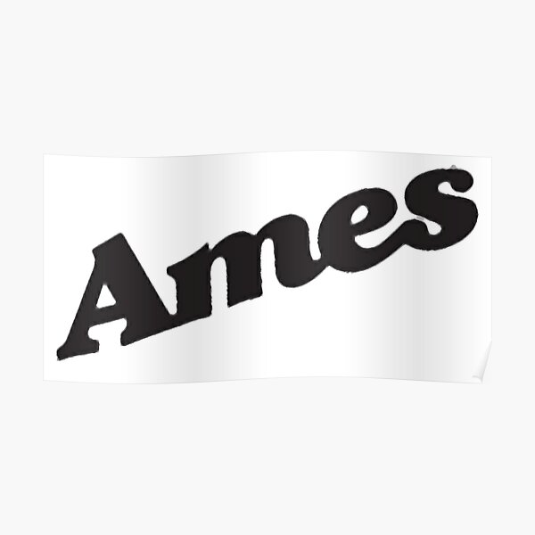 "Ames Department Store Retro Logo" Poster for Sale by fergyfilms ...