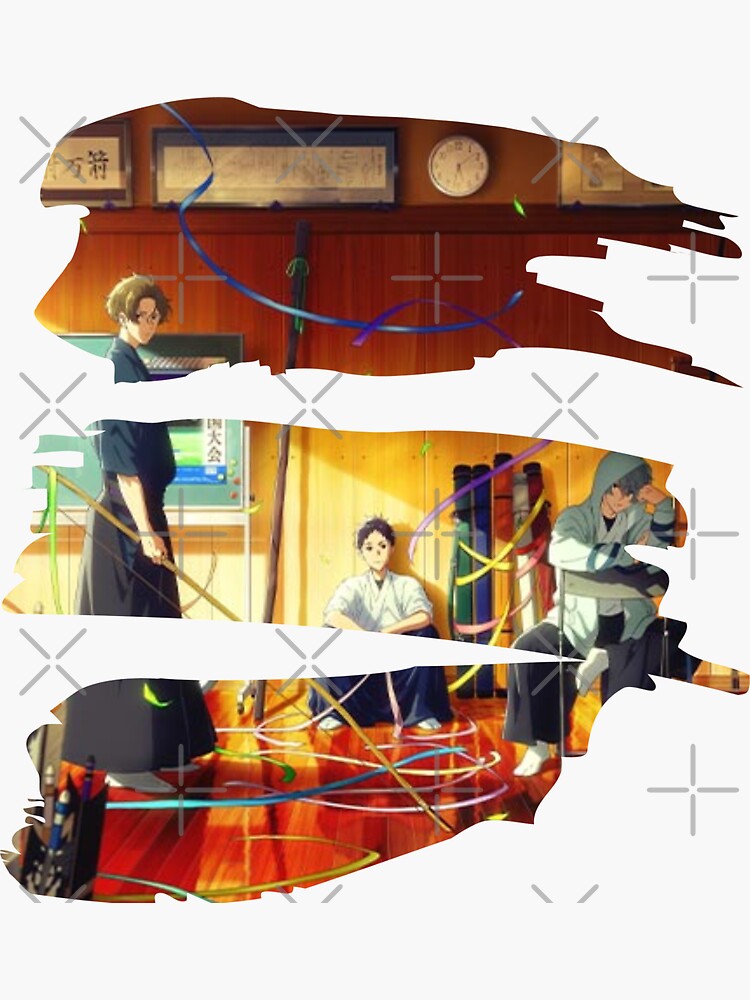 "Tsunagari no Issha - Tsurune - The Linking Shot" Sticker for Sale by ...