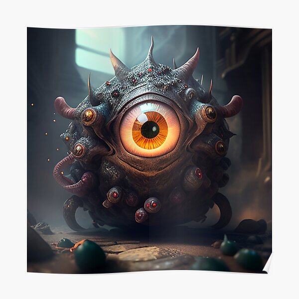 "The Sinister 8k Beholder from Dungeons & Dragons: An Ultra Realistic ...