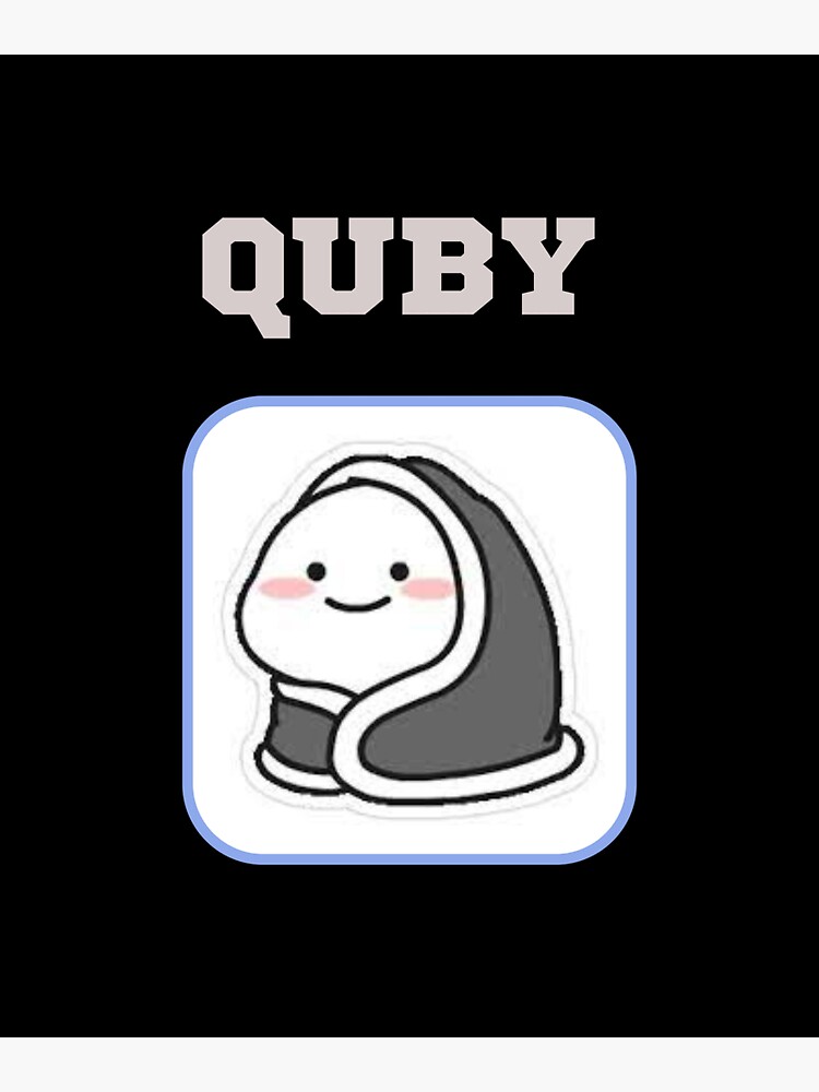 "quby" Sticker for Sale by zeenvis | Redbubble
