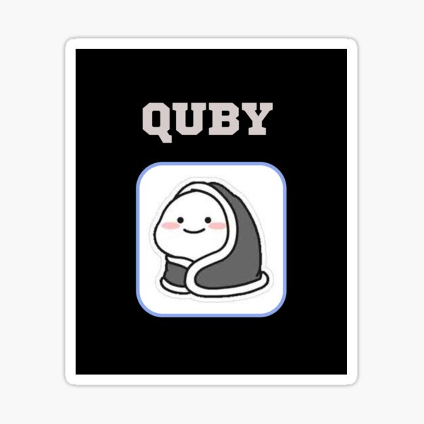 "quby" Sticker for Sale by zeenvis | Redbubble