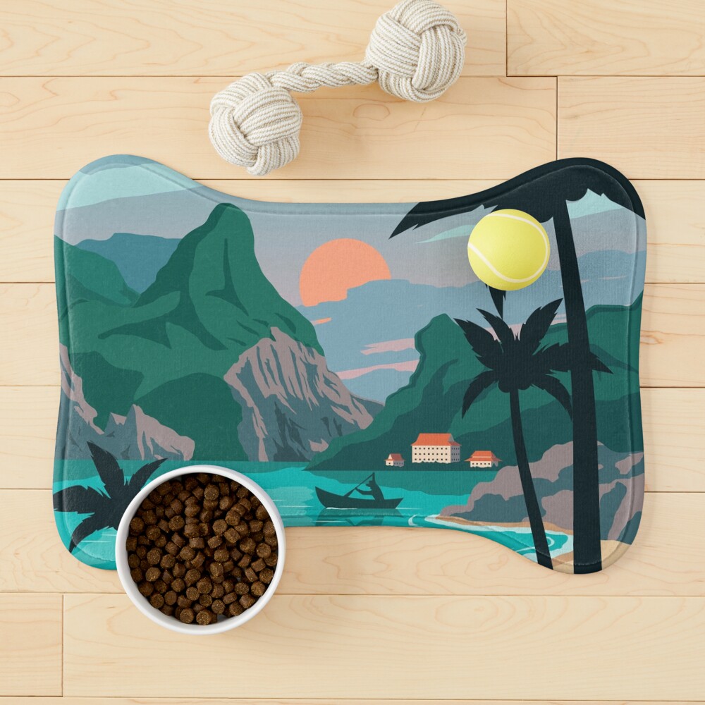 "PHUKET THAILAND : Vintage Resort Travel Advertising Print" Sticker for ...