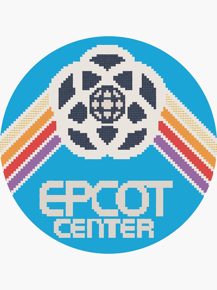 "EPCOT Center - Retro Logo" Sticker for Sale by fergyfilms | Redbubble