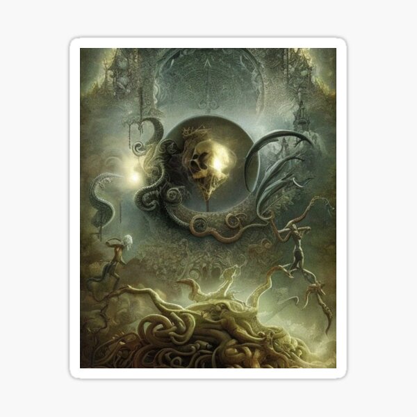 "Azathoth" Sticker for Sale by RobertMKAngel | Redbubble