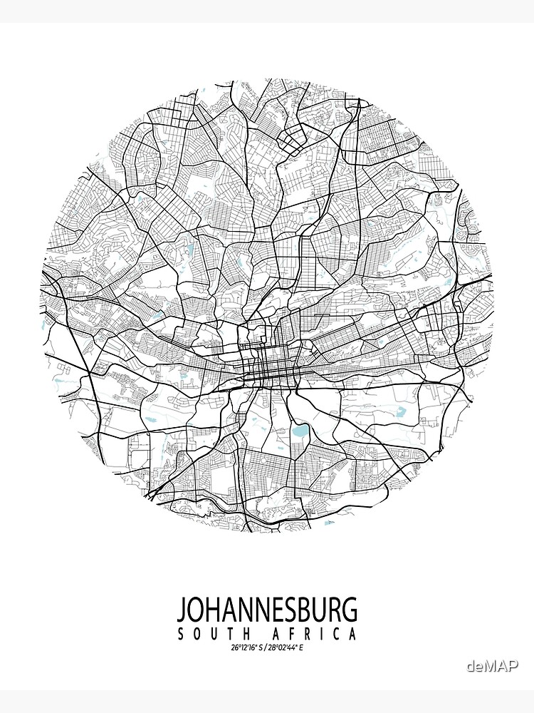 Mapa De La Ciudad De Sudáfrica