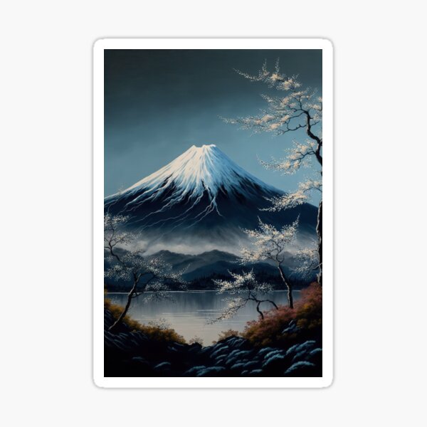 "Mt. Fuji" Sticker for Sale by brandonv111 | Redbubble