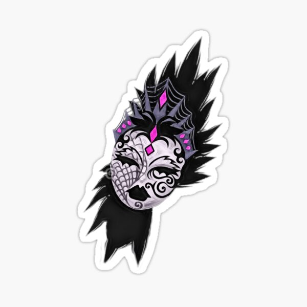 "Ballroom Mask" Sticker for Sale by valkyriekai | Redbubble