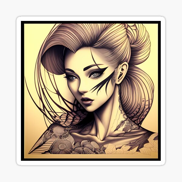 "Ink Irezumi Woman ( Anime / Ukiyo-e / Traditional Japanese Art ...