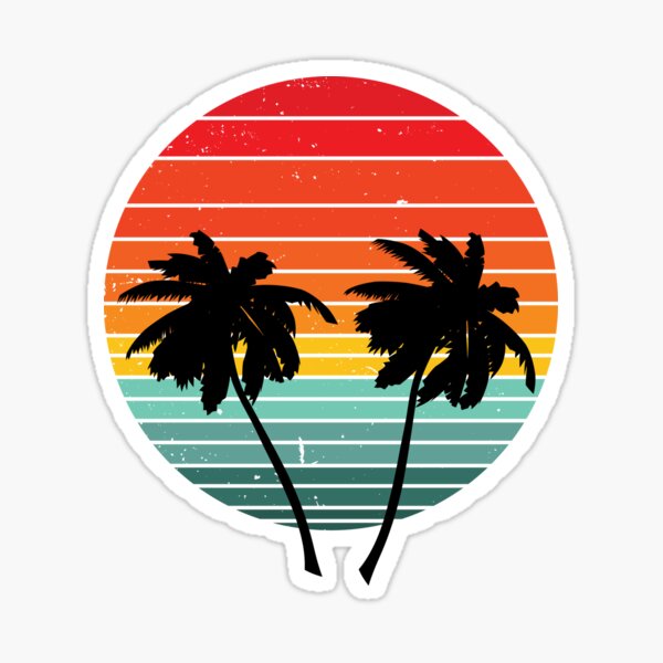 "Palm trees " Sticker for Sale by Xandercases | Redbubble