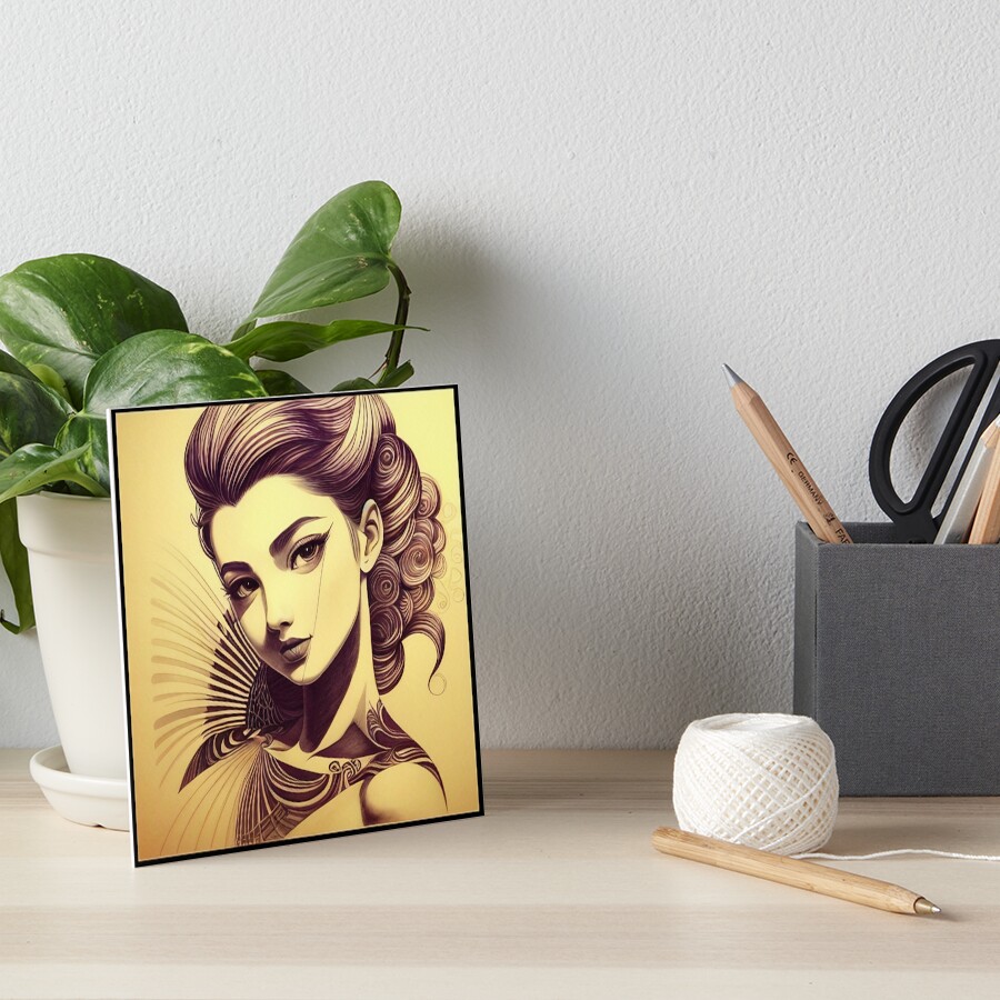 "Pencil Drawing of Woman ( Anime / Ukiyo-e / Traditional Japanese Art ...