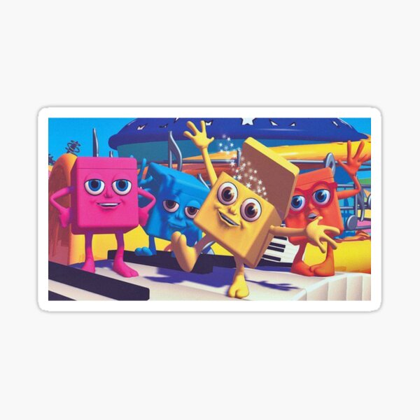 "cubeez" Sticker for Sale by 1Moonlight | Redbubble
