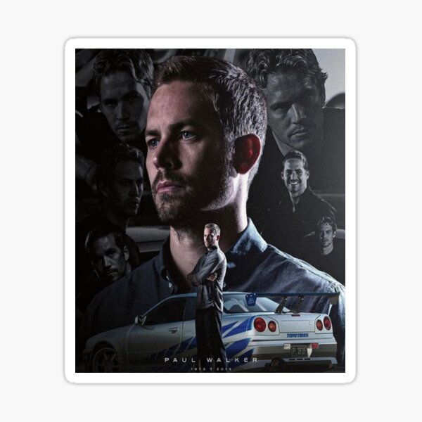 "Paul Walker is a great actor" Sticker for Sale by Koko-Rico | Redbubble