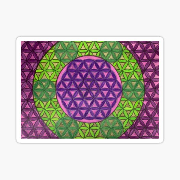 "Sacred Geometry" Sticker for Sale by PameRT-Art-369 | Redbubble