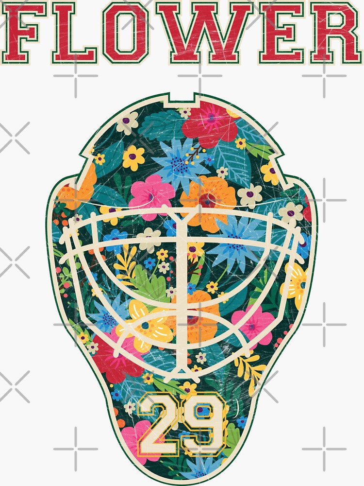 "FLOWER Marc-André Fleury Minnesota Pro Ice Hockey Goalie Inspired ...
