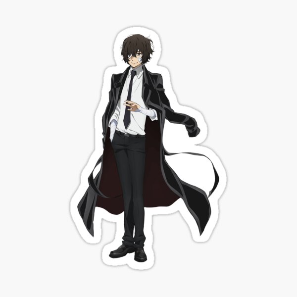 "Osamu Dazai" Sticker for Sale by AH1Design | Redbubble