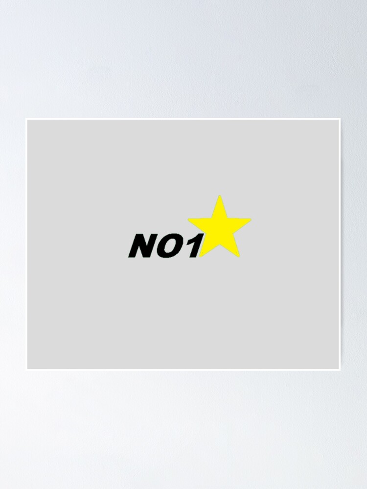 "Number one star" Poster for Sale by Gabrich1 | Redbubble