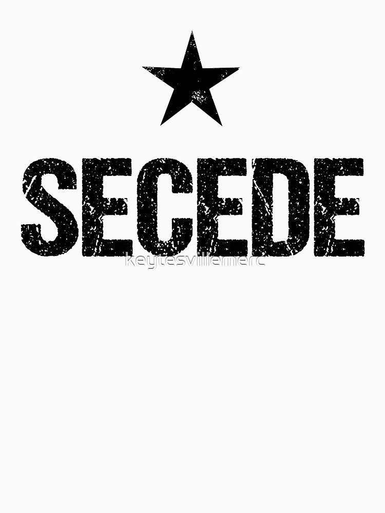 "Secede Star" T-shirt for Sale by keytesvillemerc | Redbubble | secede ...