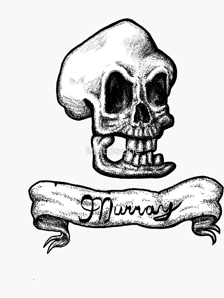 "Murray" Sticker for Sale by Mattleckie | Redbubble