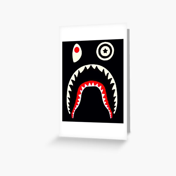 "Rare STAR EYE SHARK FACE MOUTH TEETH Allied Symbol A Bathing Ape, Bape ...