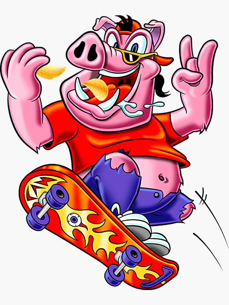 "Prongles | Brayden the Salt Hog" Sticker by DankSpaghetti | Redbubble