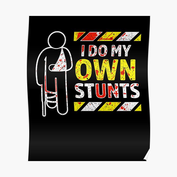 "Funny Injury Recovery Broken Arm Leg Surgery" Poster for Sale by ...