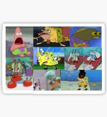 Spongebob Meme: Stickers | Redbubble